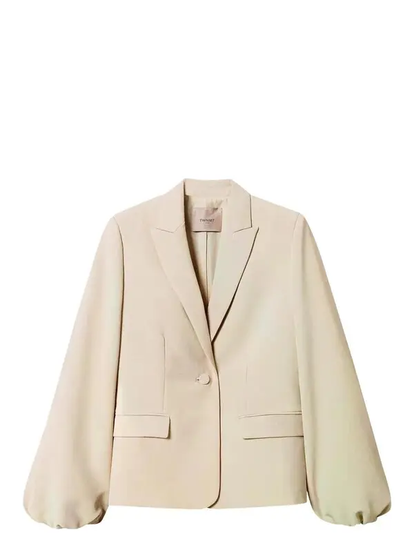 TWINSET Crêpe Jacket - Neutrals