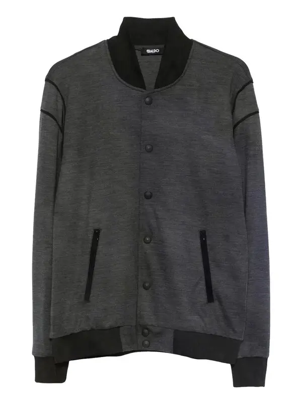 ERALDO Merino Wool Bomber Jacket - Grey