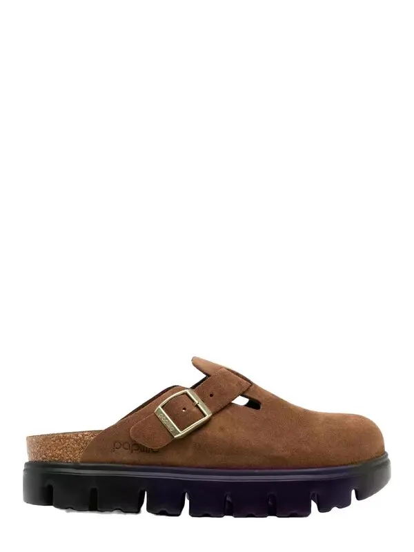 BIRKENSTOCK Boston Chunky Slippers - Brown