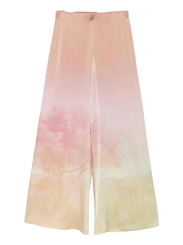 PIERRE-LOUIS MASCIA Illustration-print Trousers - Pink
