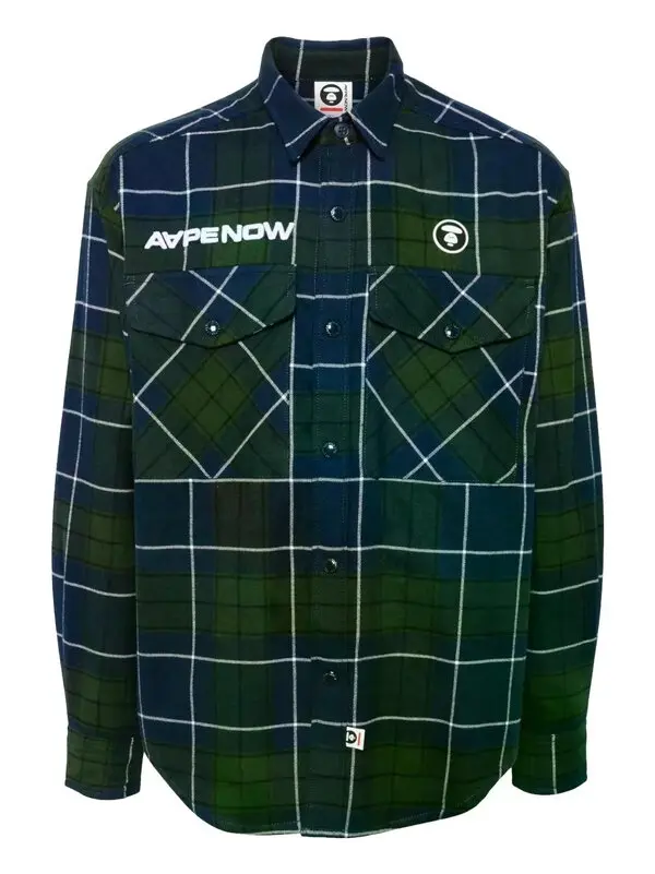AAPE BY *A BATHING APE Aapenow Shirt - Blue
