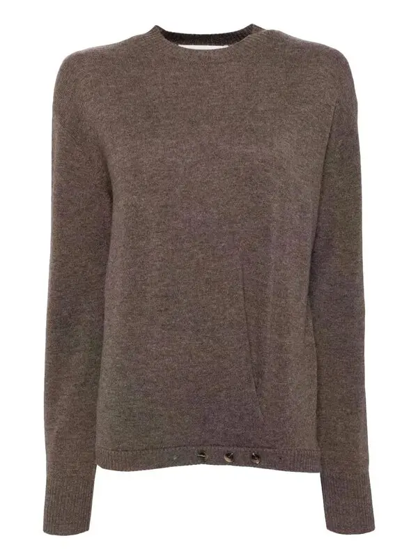 Christopher Esber Fine Knit Crew Neck Sweater - Neutrals