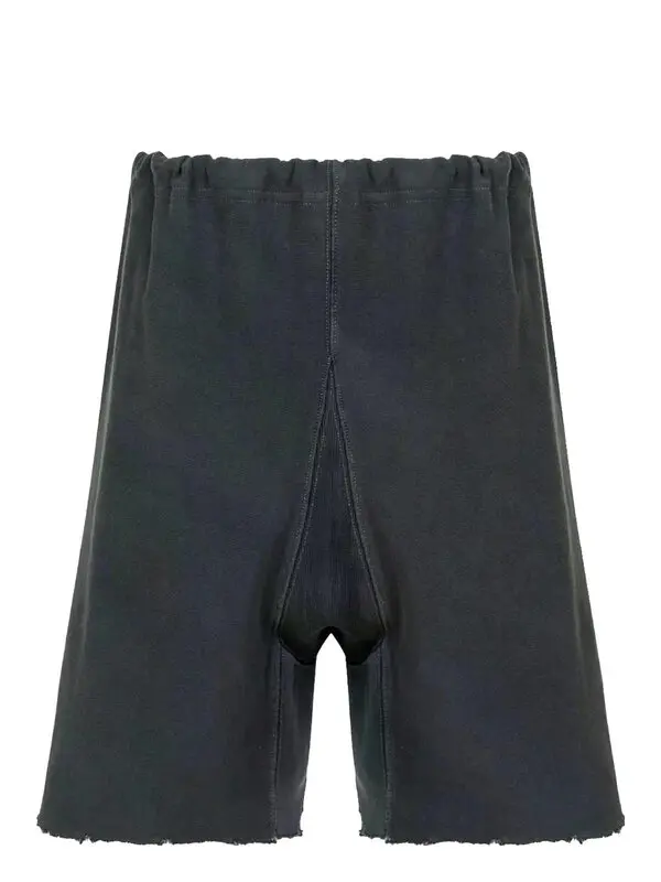 MAISON MARGIELA Cotton Jersey Fleece Shorts - Grey