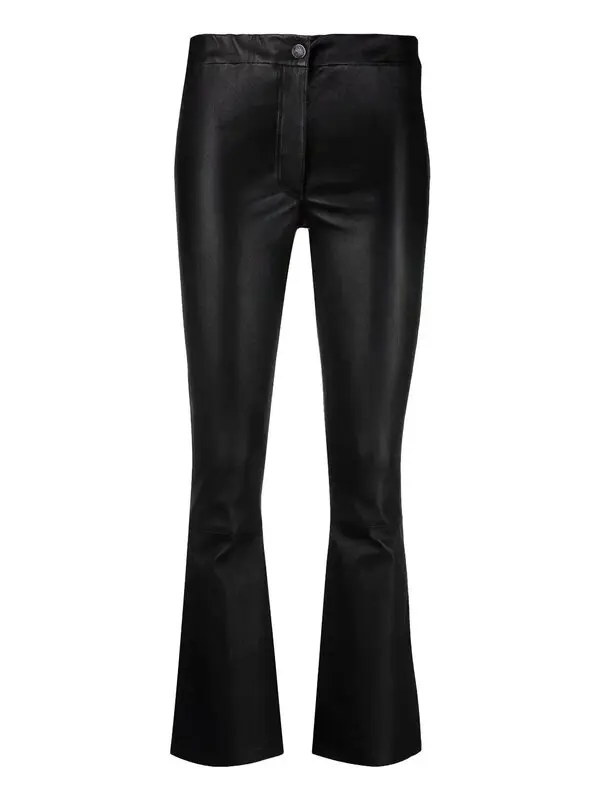 ARMA Cropped Flared Trousers - Black
