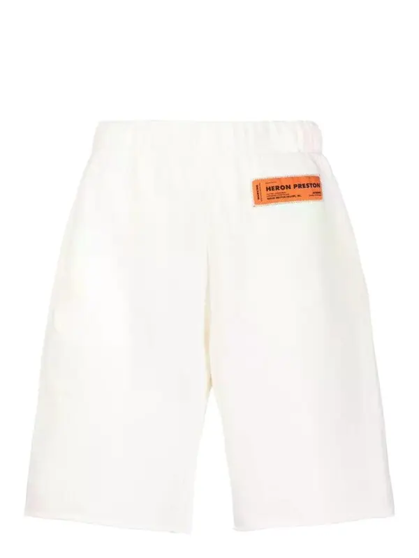 Heron Preston Elasticated Knee-length Shorts - Neutrals