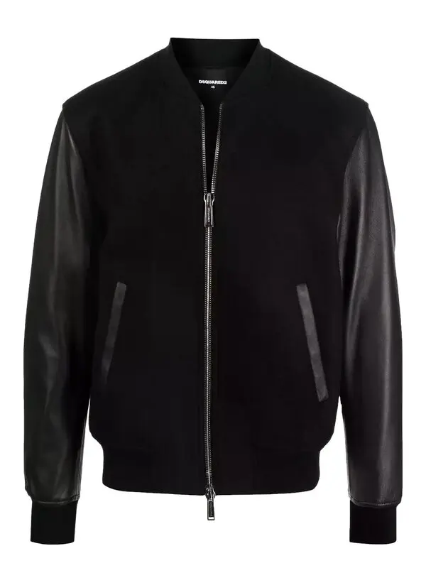 Dsquared2 X Ibrahimović Hybrid Bomber Jacket - Black