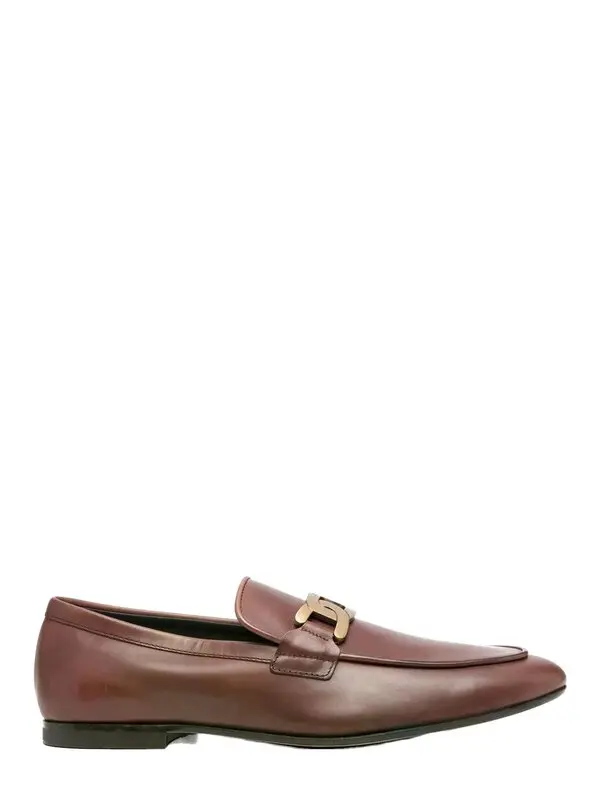 TOD'S Kate Chain-detail Loafers - Brown