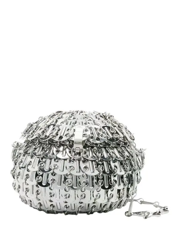 Rabanne 1969 Party Ball Shoulder Bag - Silver