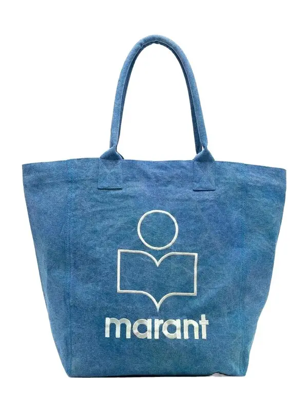 Isabel Marant Étoile Logo-embroidered Tote Bag - Blue