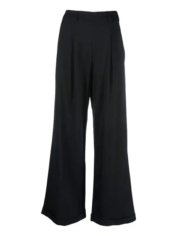 FORTE_FORTE Wide-leg Tailored Trousers - Blue