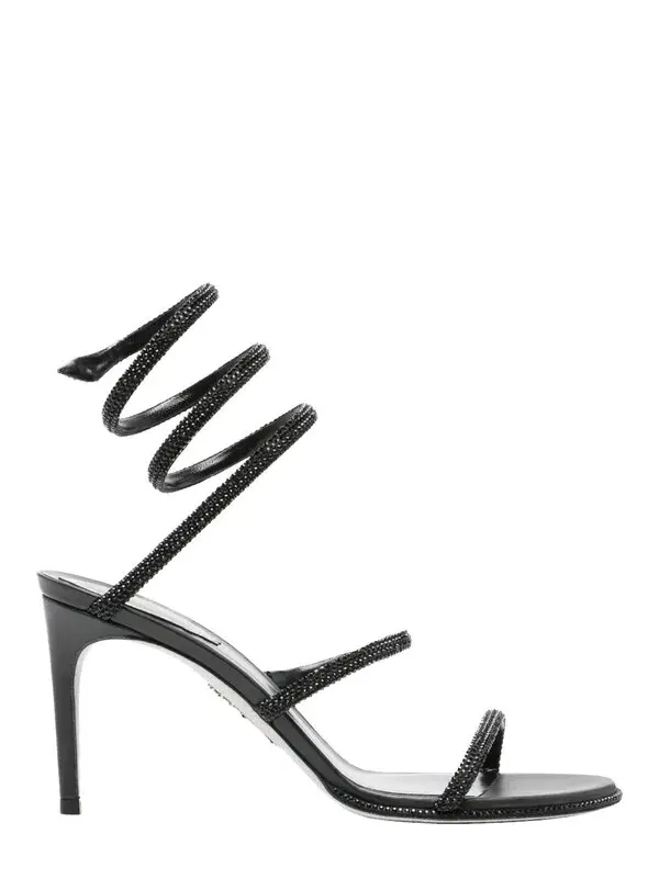 Rene Caovilla Cleo 90mm Ankle-strap Sandals - Black