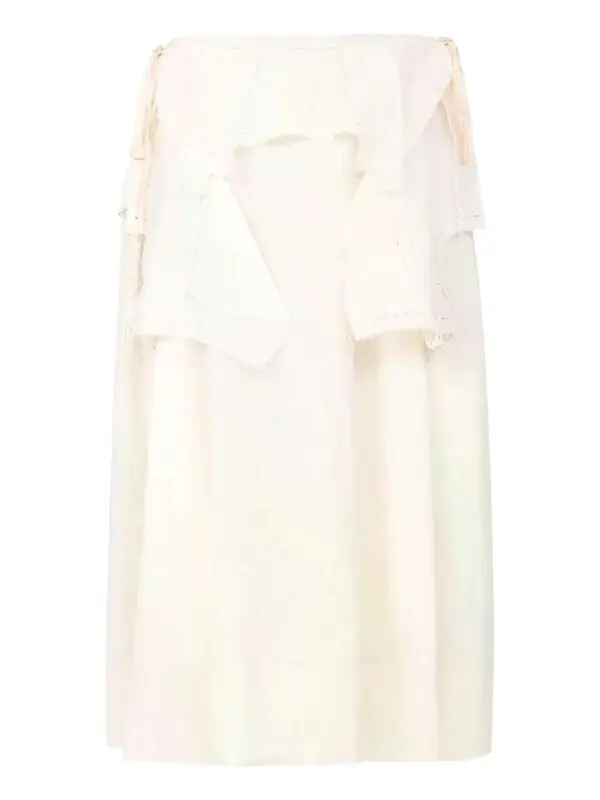 MAISON MARGIELA Work-in-progress Midi Skirt - Neutrals