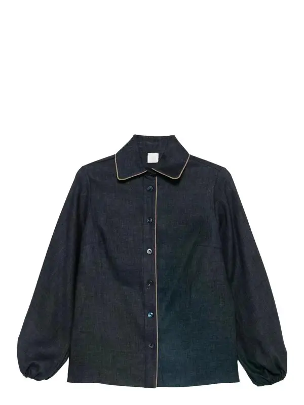Eleventy Linen Shirt - Blue
