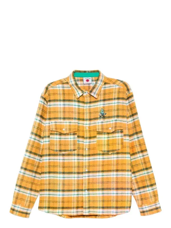 ICECREAM Flannel Shirt - Yellow