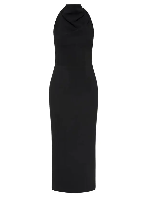 Rebecca Vallance Elora Midi Dress - Black