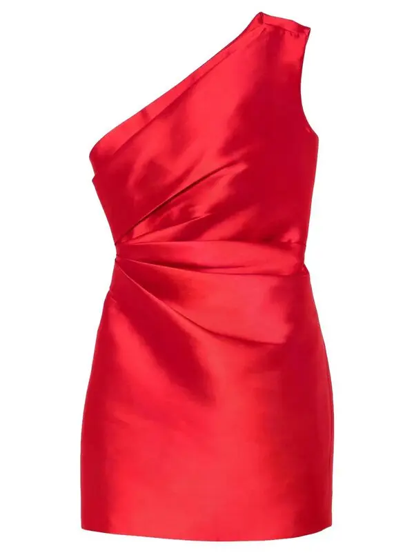 Solace London Nori Mini Dress - Red