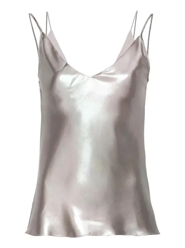 BOSS Metallic Sheen Tank Top - Neutrals