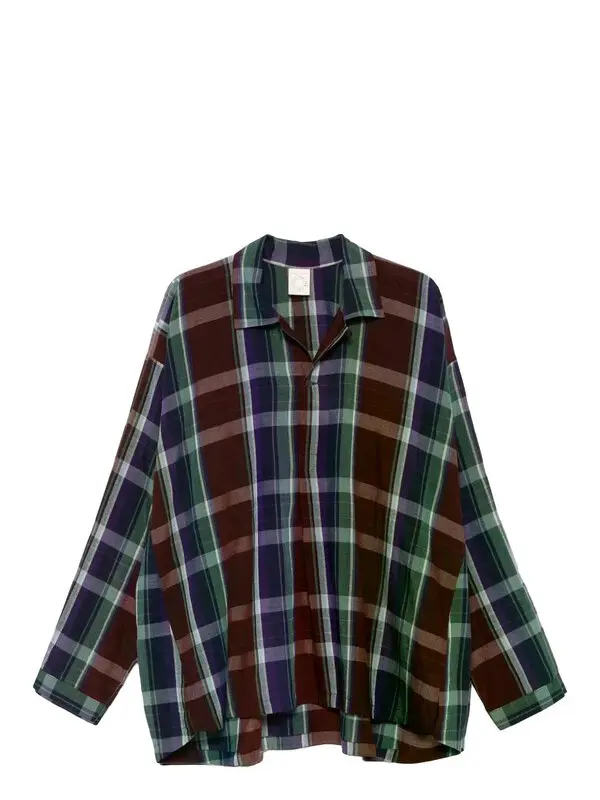 JAN JAN VAN ESSCHE Madras-check Shirt - Blue