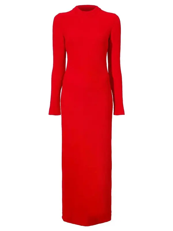 Proenza Schouler Lara Knit Maxi Dress - Red