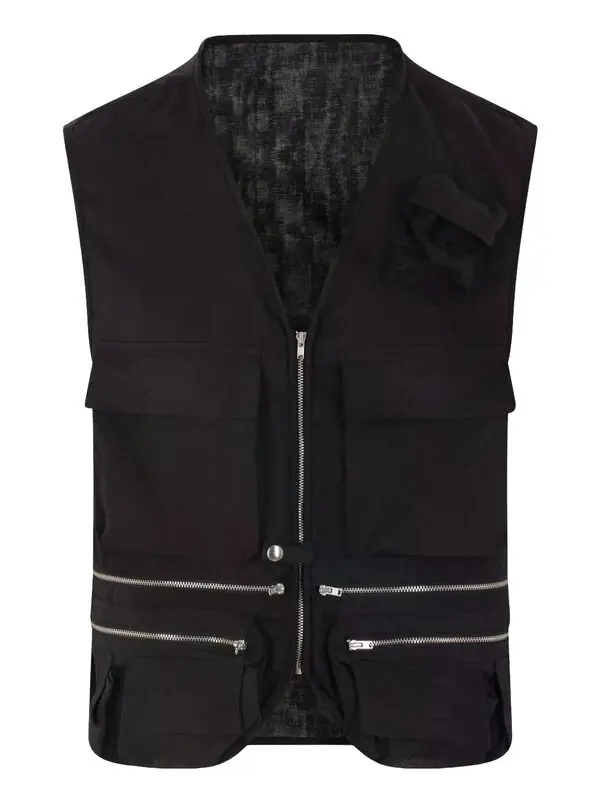 MAGLIANO Zip-up Vest - Black