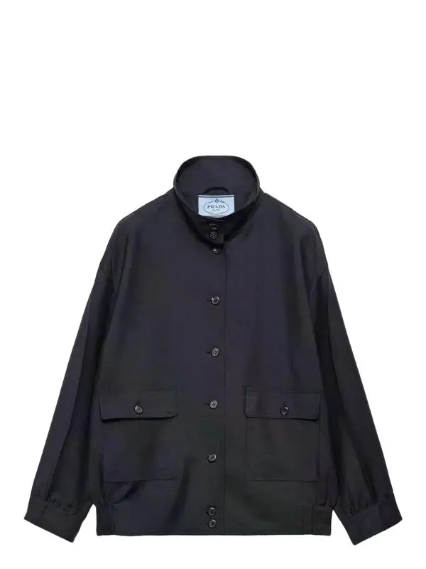 Prada Mohair Wool Jacket - Blue