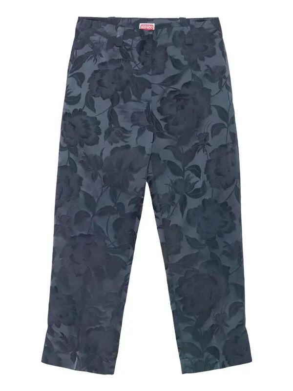 Kenzo Peonies Trousers - Blue