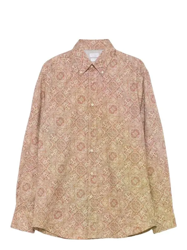 Brunello Cucinelli Paisley-print Shirt - Brown