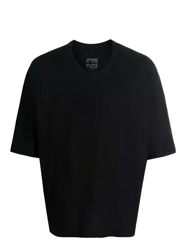 Issey Miyake Short-sleeve Cotton T-shirt - Black