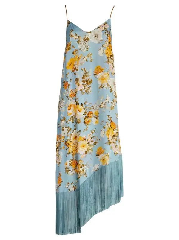 JUCCA Floral Dress - Blue