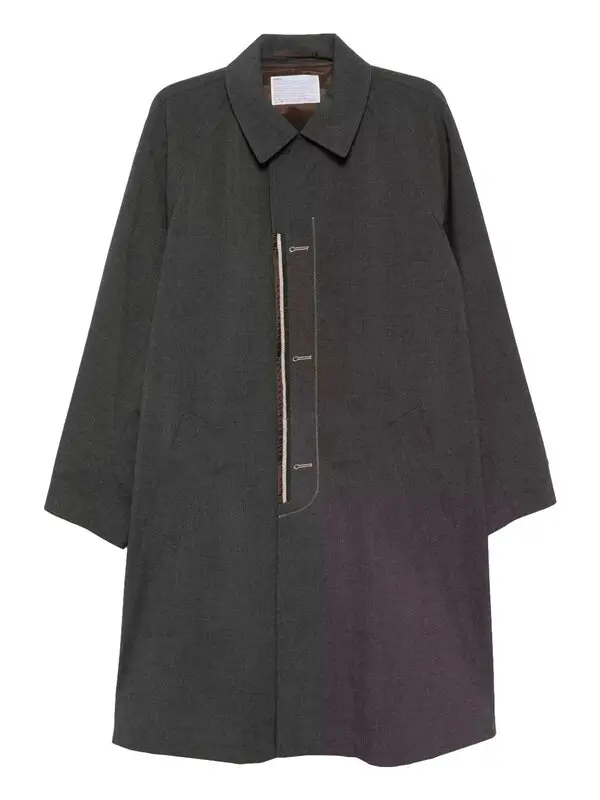 Kolor Single-breasted Coat - Grey