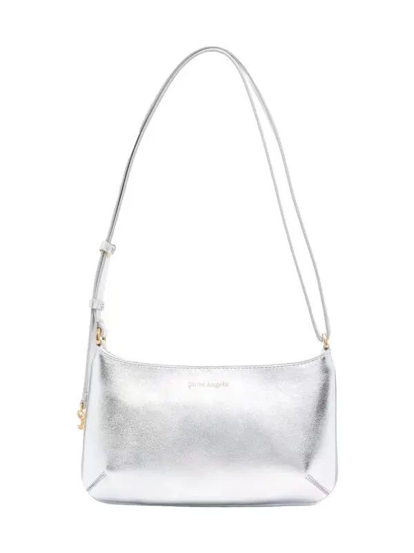 Palm Angels Giorgina Metallic Shoulder Bag - Silver