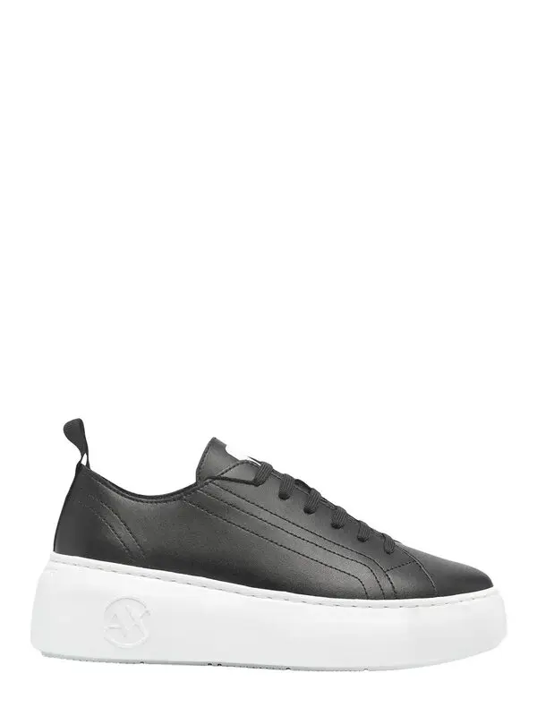 Armani Exchange Chunky Lace-up Sneakers - Black