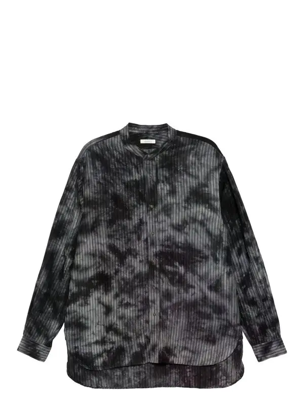 CALMLENCE Striped Shirt - Grey