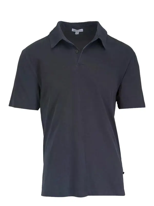 JAMES PERSE Cotton Polo Shirt - Grey