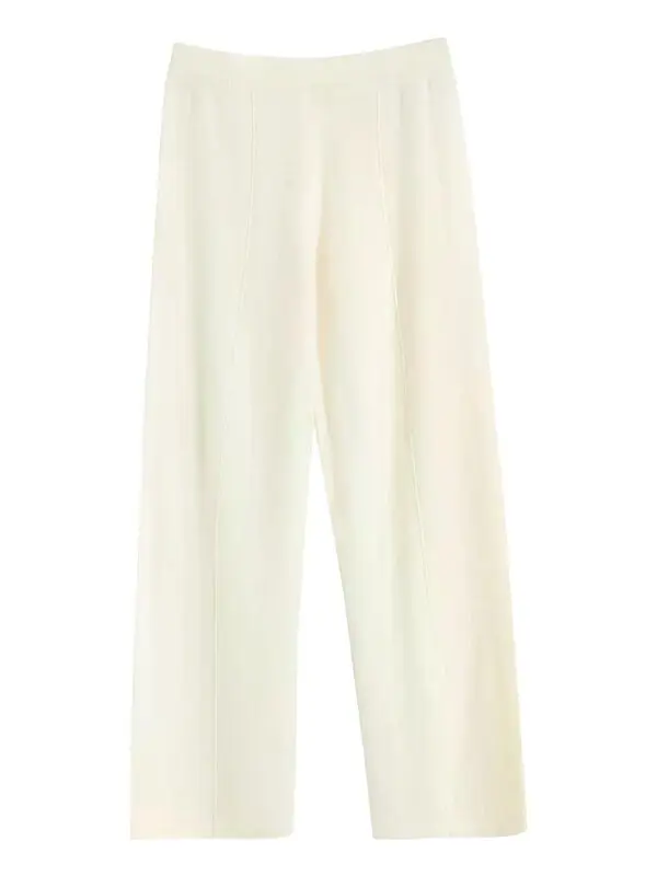 Chinti & Parker Wide-leg Wool-cashmere Track Pants - Neutrals