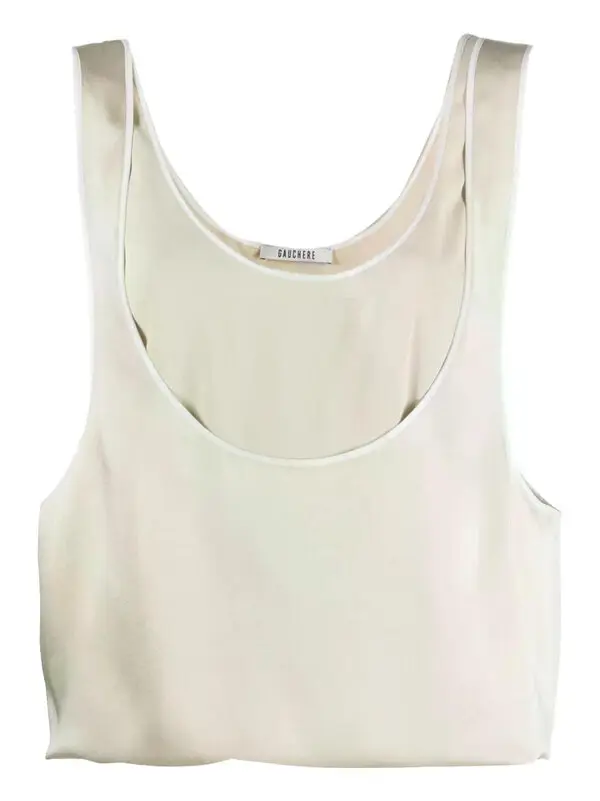 Gauchère Mirros Sleeveless Tank Top - Neutrals