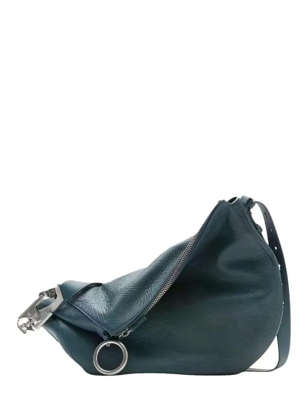 Burberry Knight Leather Shoulder Bag - Blue