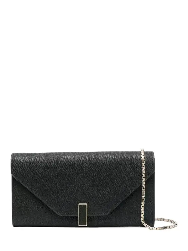 VALEXTRA Iside Chain-strap Leather Bag - Black