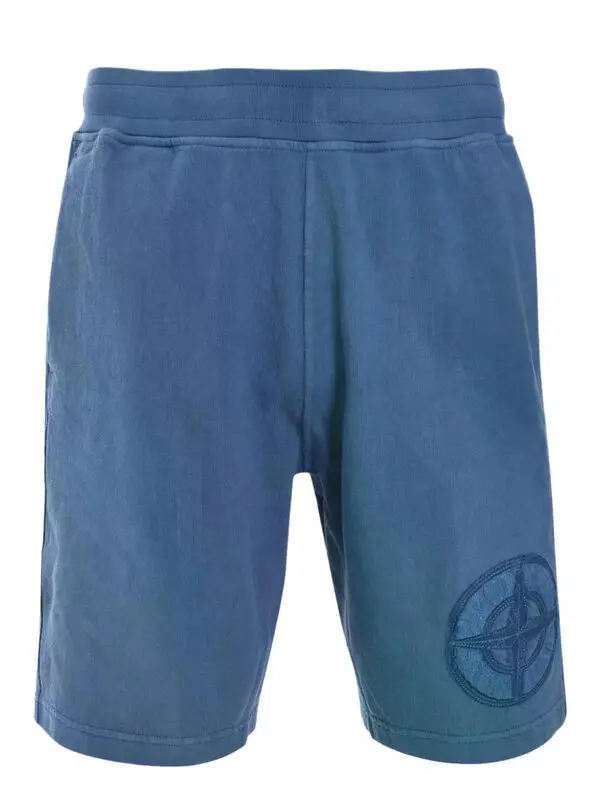 Stone Island Fleece Shorts - Blue