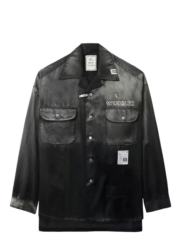 Mihara Yasuhiro Logo-patch Shirt - Grey