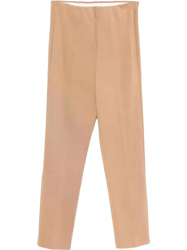 LE TRICOT PERUGIA Pressed-crease Trousers - Brown