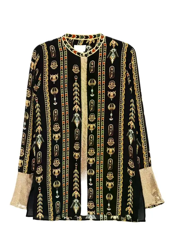 Camilla The They Called Her Nefertari Shirt - Black