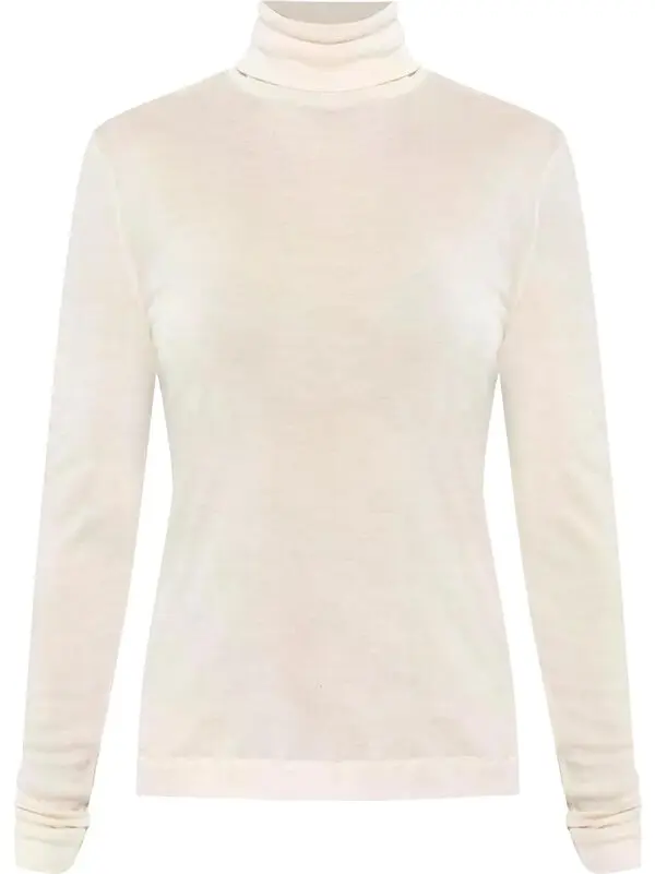Hanro Roll-neck Top - Neutrals