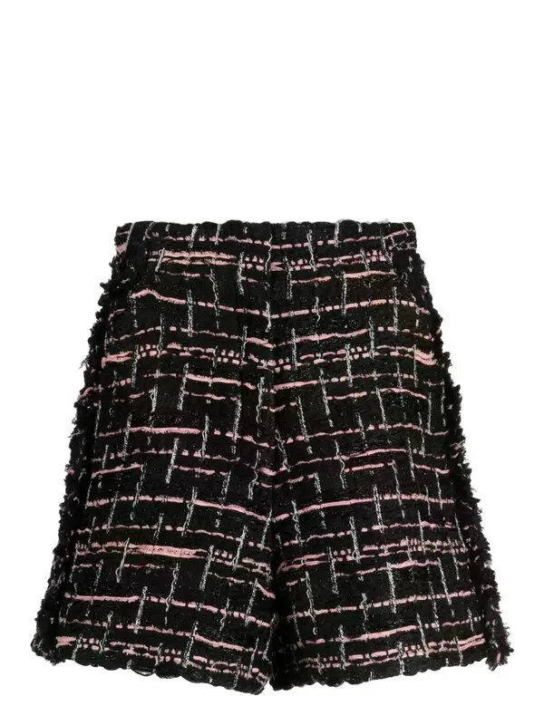 Shiatzy Chen Tweed High-waist Shorts - Multicolour
