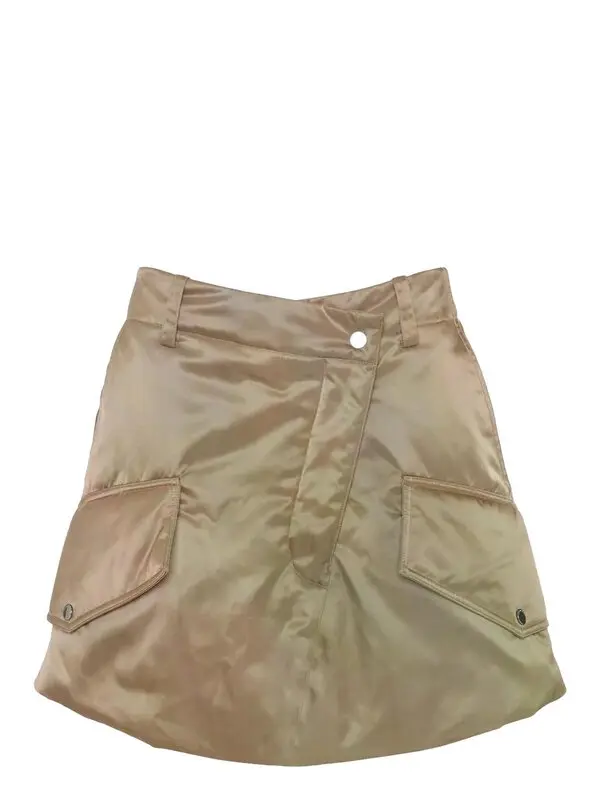JW Anderson Mini Cargo Skirt With Padded Design - Neutrals