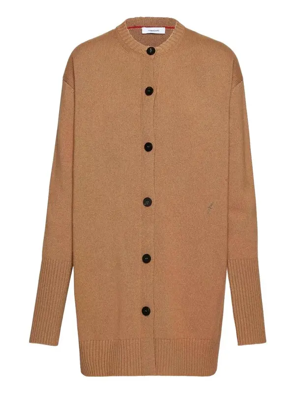 FERRAGAMO Cashmere Cardigan Dress - Neutrals
