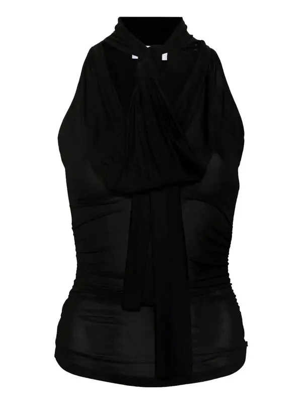 Blumarine Halterneck Blouse - Black