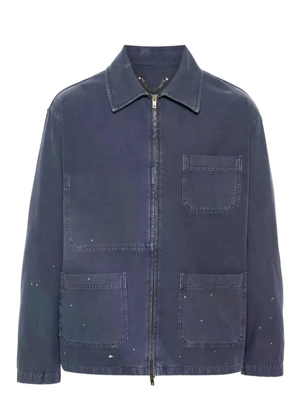GOLDEN GOOSE Distressed Denim Jacket - Blue