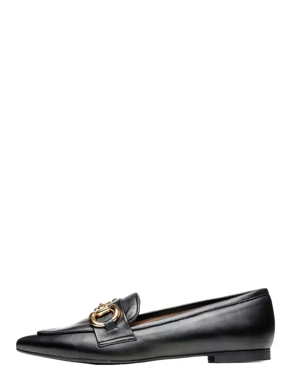 POCHE PARIS Buckle-detailed Loafers - Black