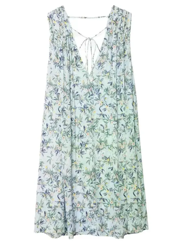 Zadig&Voltaire Rimatis Mini Dress - Blue